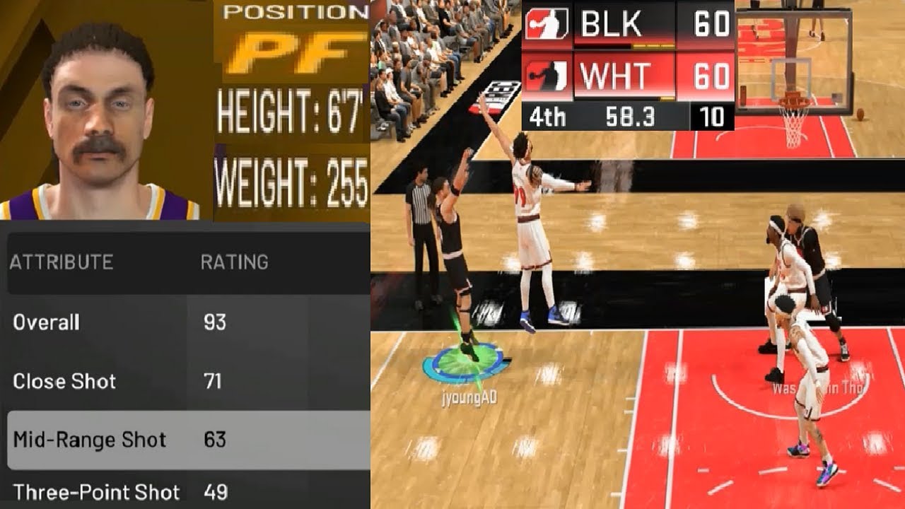 NBA 2K20 Pro Am Pure Slasher PF Build is a Mid Range Green Machine ...