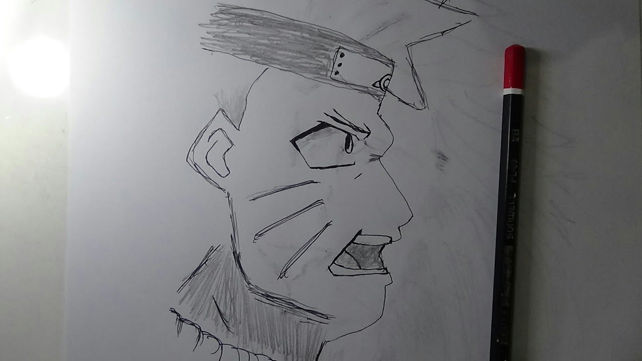 HOW TO DRAW NARUTO ANGRY STEP BY STEP EASY - YouTube