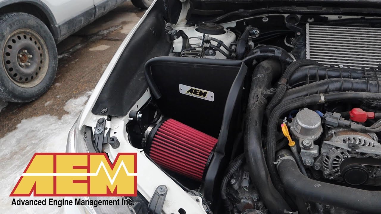 AEM Cold Air Intake Install on 2018 WRX - YouTube