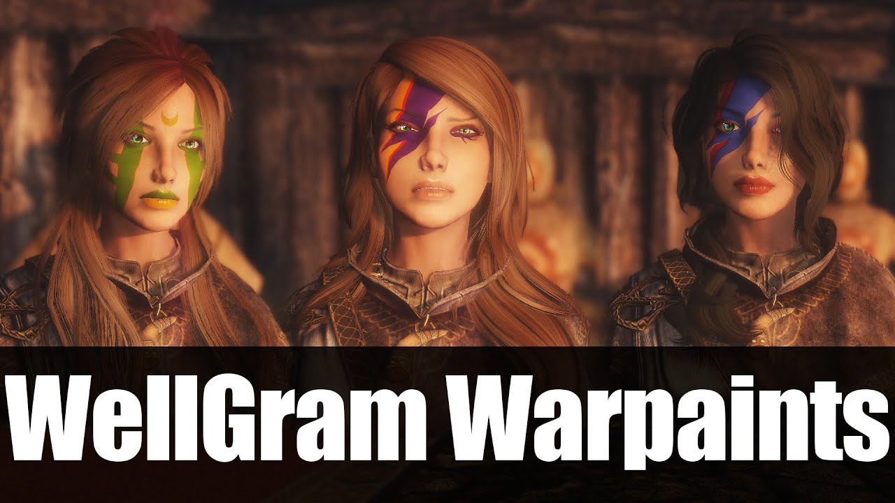 Skyrim Mods - WellGram Warpaints [4k/HD] - YouTube