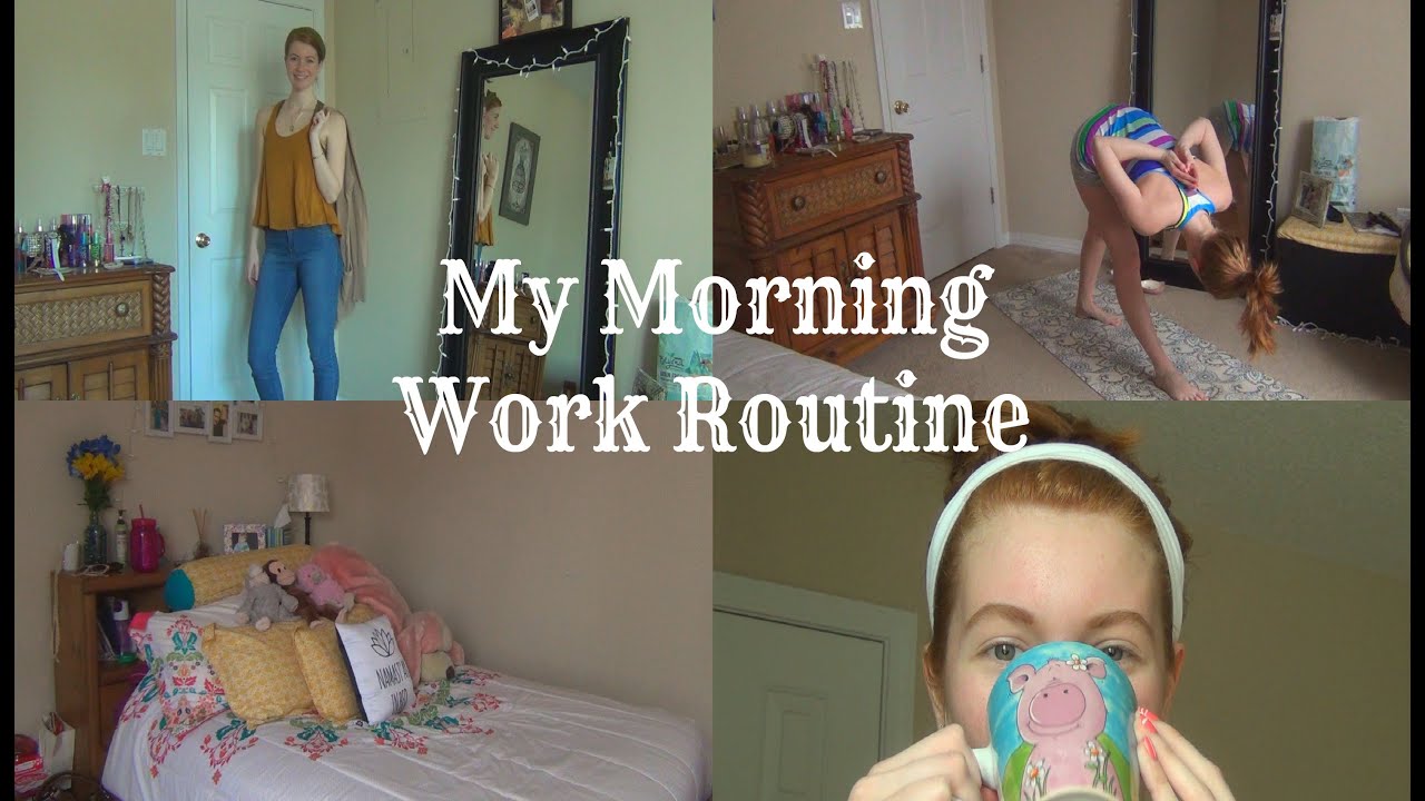 My Morning Work Routine! ♥ - YouTube
