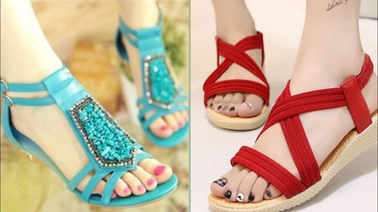 stylish summer sandal designing Eid sandal collection - YouTube