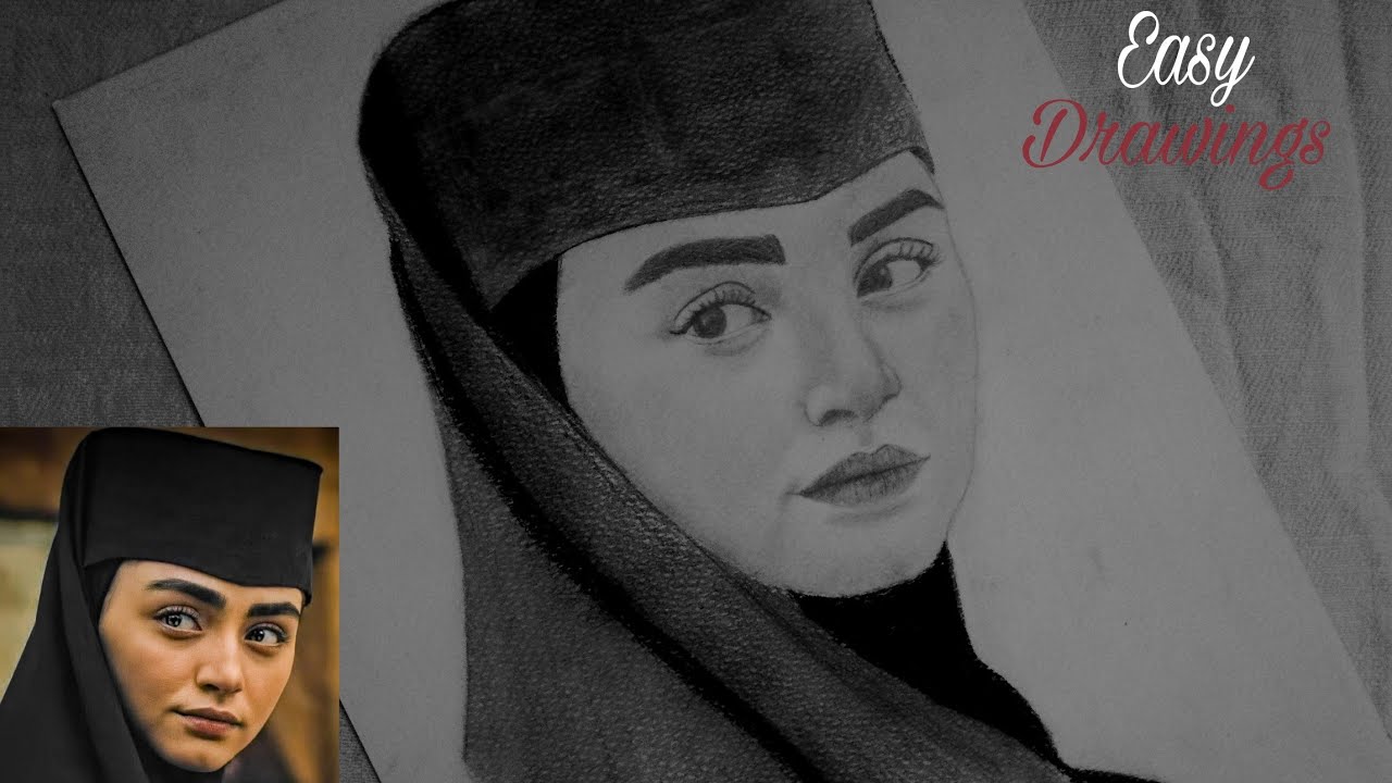 Drawing Bala Hatun Kuruluş Osman-Kuruluş Osman||pencil sketch|| - YouTube