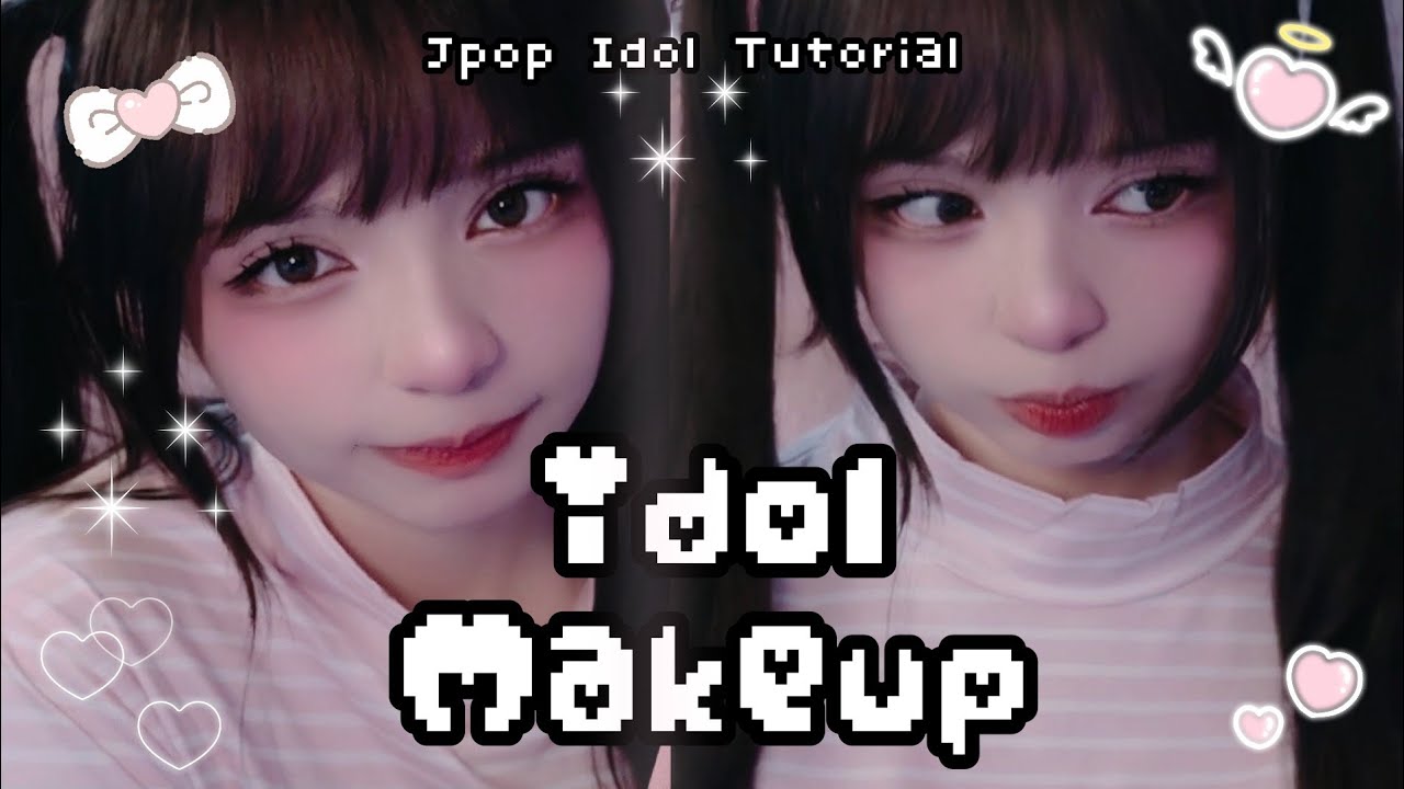 IDOL MAKEUP TUTORIAL 🩷 Jpop japan idol🌸 Pomyu - YouTube