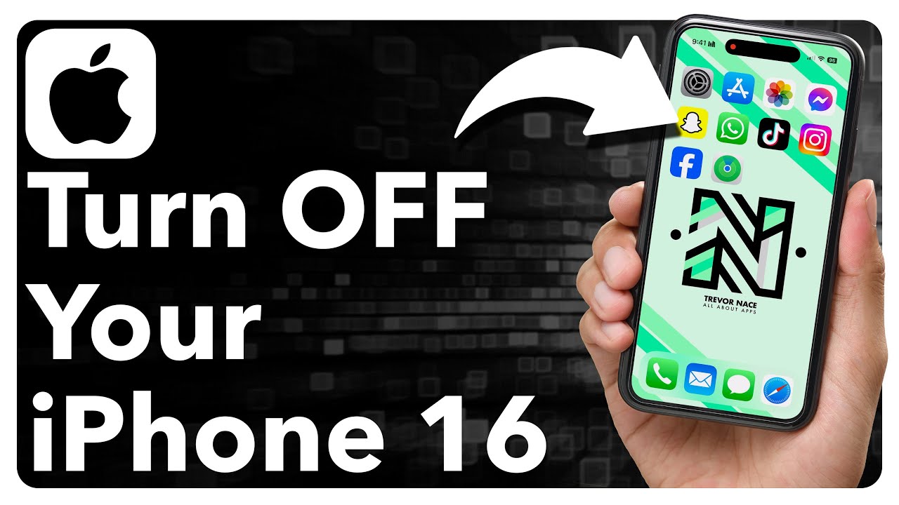 How To Turn Off iPhone 16 - YouTube