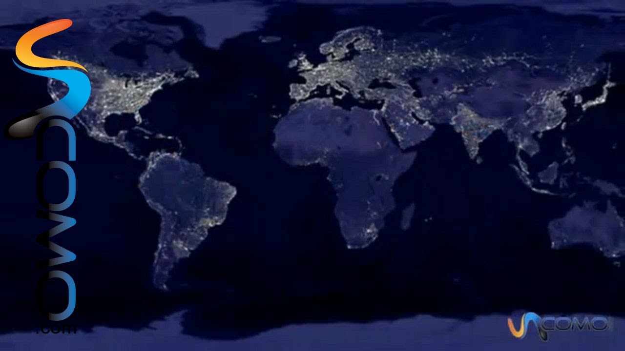 La Tierra De Noche Desde El Espacio The Earth At Night