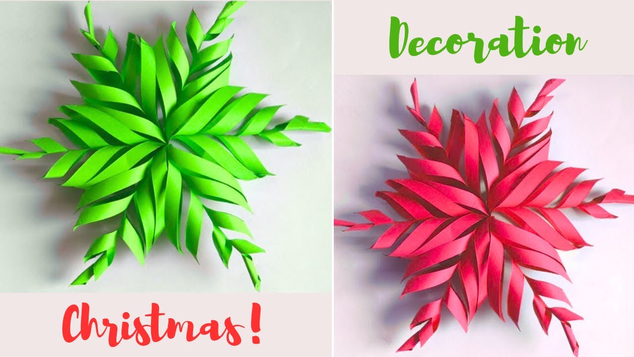 How To Make Paper Star | DIY | Paper Craft | Christmas Decoration ...