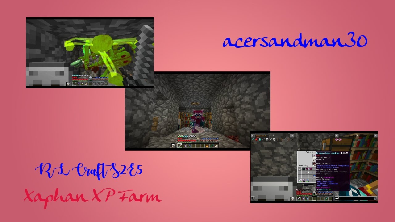 RL Craft S2 E5, XP Farm, upgrades and enchanting!!! - YouTube