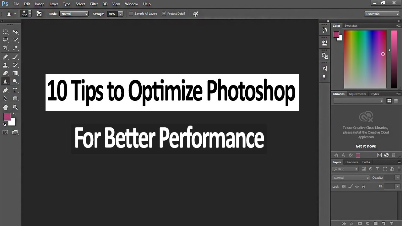 Photoshop lags, freezes, runs slowly || 10 Tips to improve PS ...