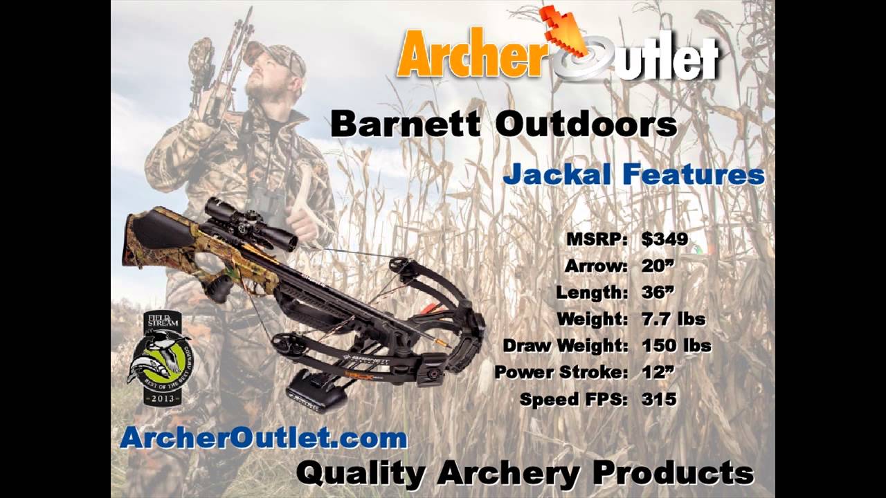 Barnett Jackal Crossbow Review | Archer Outlet - YouTube