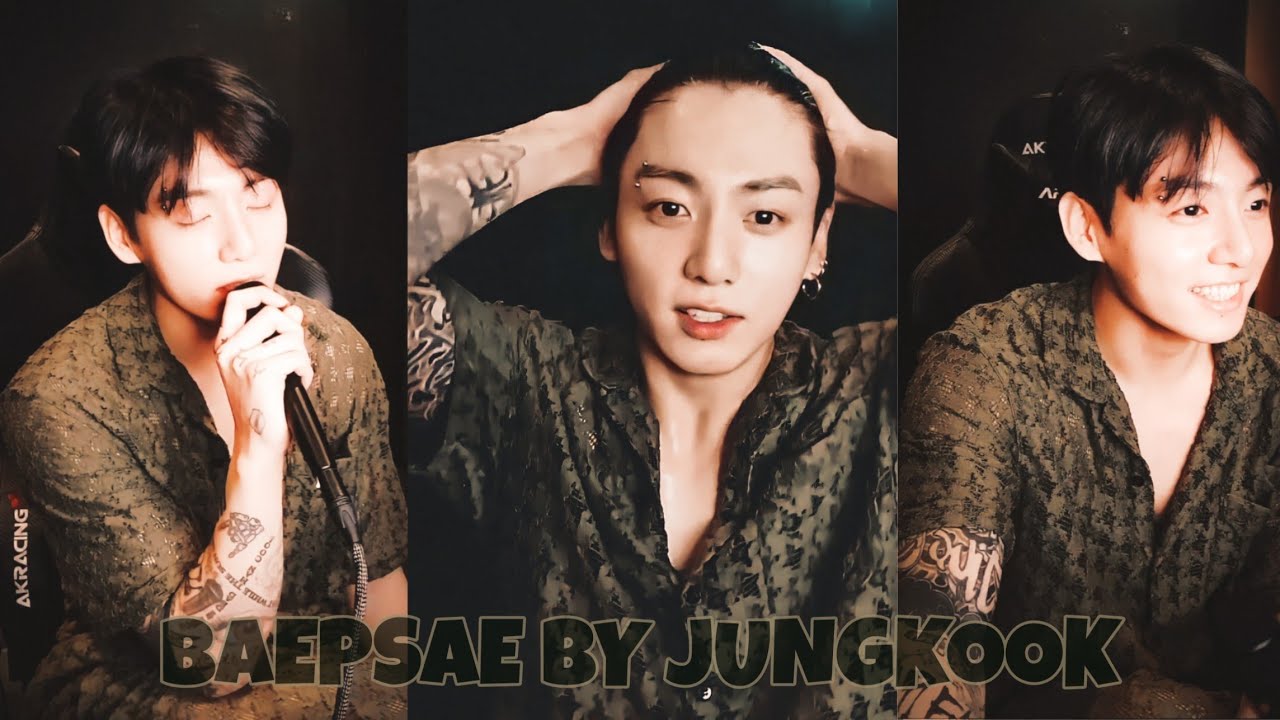 Jungkook performs “Baepsae” (2021 version 😭) | VLIVE 210729 - YouTube