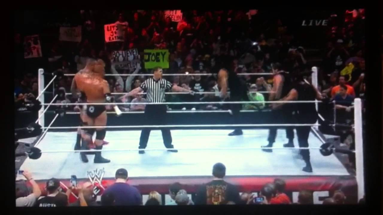 Shield vs Evolution Extreme Rules 2014 entrance - YouTube
