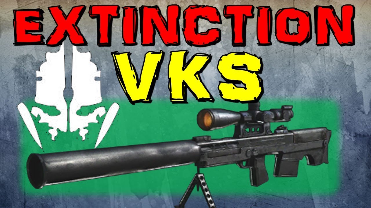 VKS Sniper Rifle in Extinction! | Call of Duty: Ghosts Gun Guide/Review ...