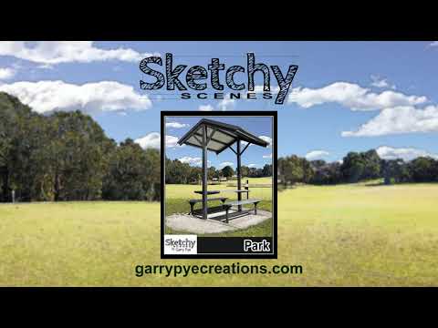 Sketchy Scenes - Park 2D Animation Background by Garry Pye - YouTube