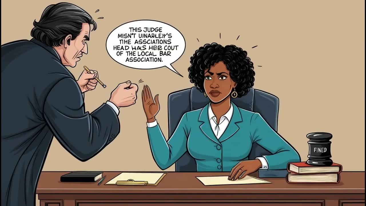 Judge Fines Black Woman, Unaware She's the Head of the Bar Association - YouTube