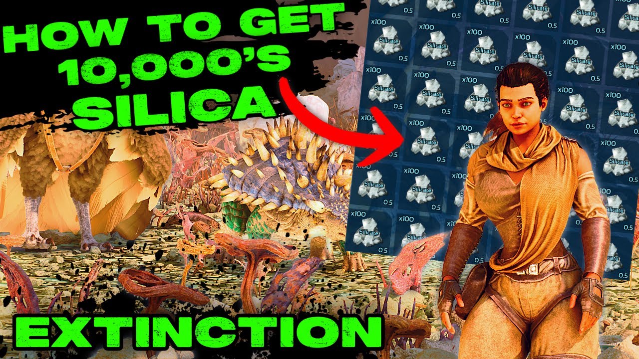 How To Get 100,000s of SILICATE on Extinction in Ark Survival Ascended ...