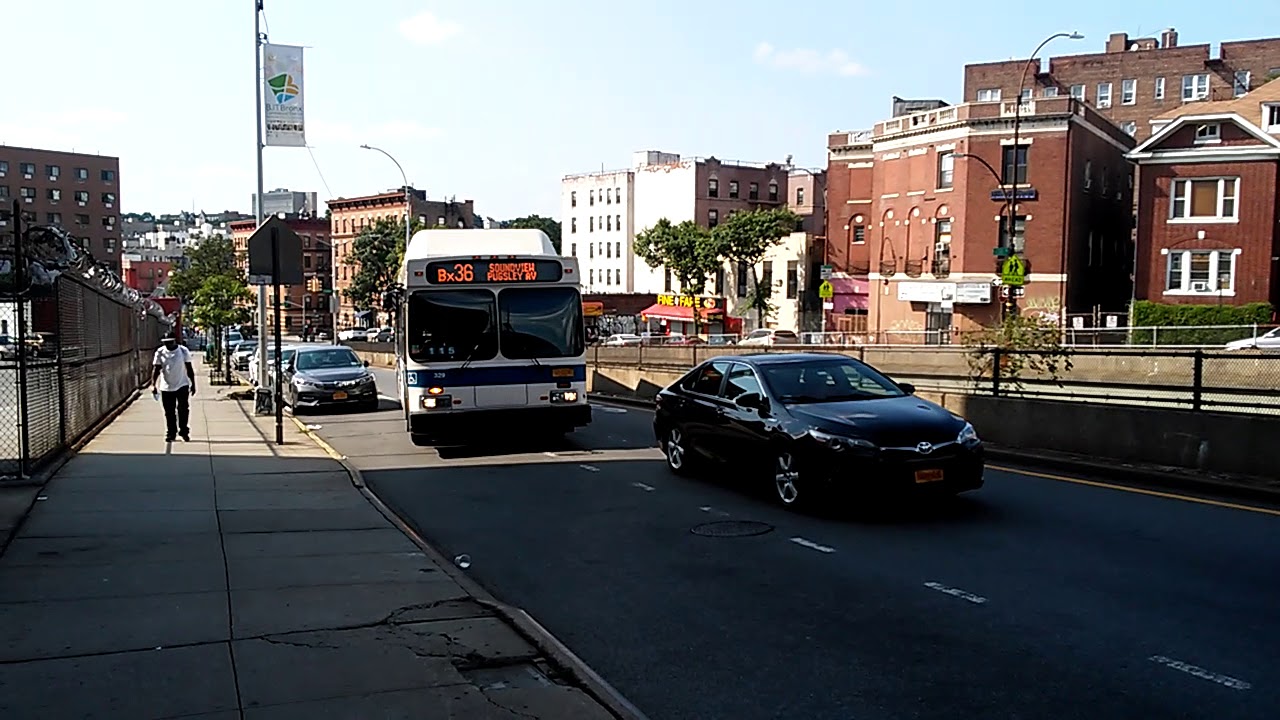 MTA: 2012 New Flyer C40LF CNG Low Floor [324]/[329] Bx36 Buses - YouTube