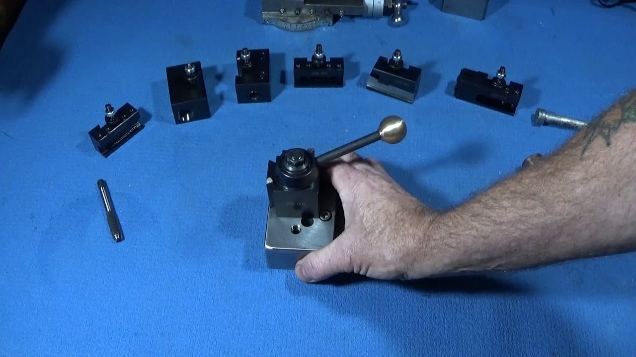 Fitting The Machifit 250-000 Toolpost To My Solid Compound Block - YouTube