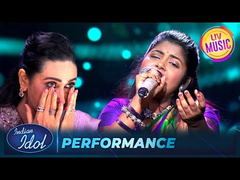 'Aaye Ho Meri' पर Banashree के Vocals ने किया Karisma को Emotional | Indian Idol S16 | Performance