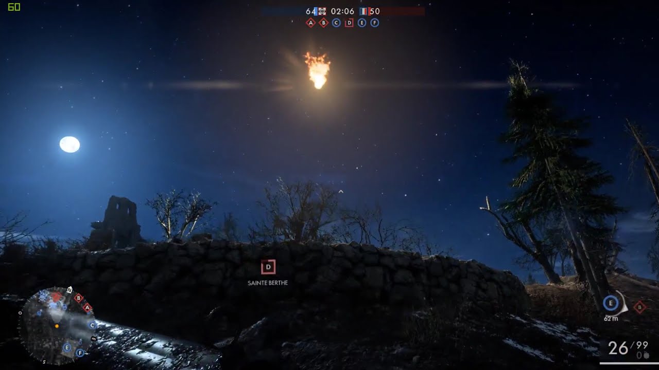 Battlefield 1 - ROCKET FLARES ON NIVELLE NIGHTS - YouTube