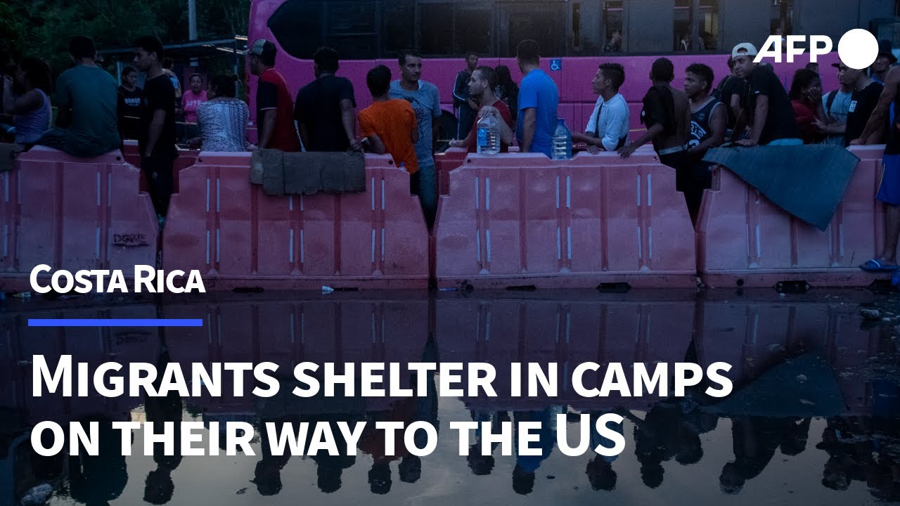 On their way to the US, migrants find shelter in Costa Rican camps ...