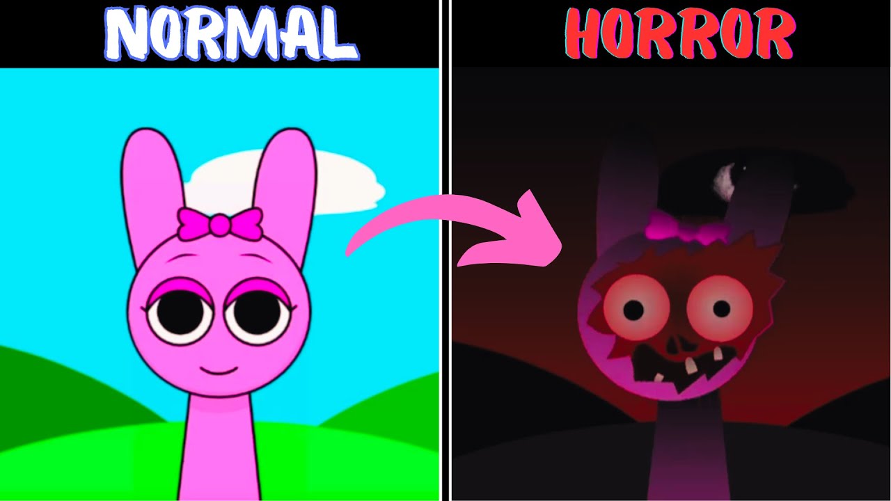 Incredibox Sprunki CUTE version vs HORROR version #2 - YouTube