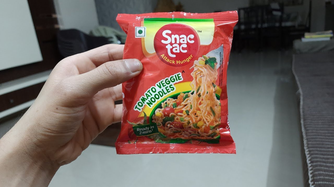 Snactac टोमेटो नूडल्स Snactac tomato veggies noodles full reviw price ...