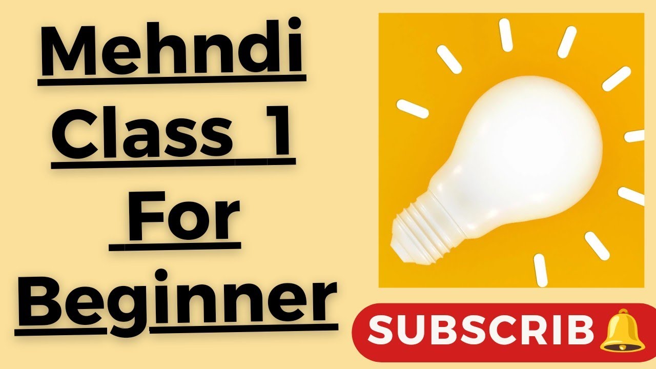 Mehndi class -1 / basics line practice |How learn mehndi for beginner ...
