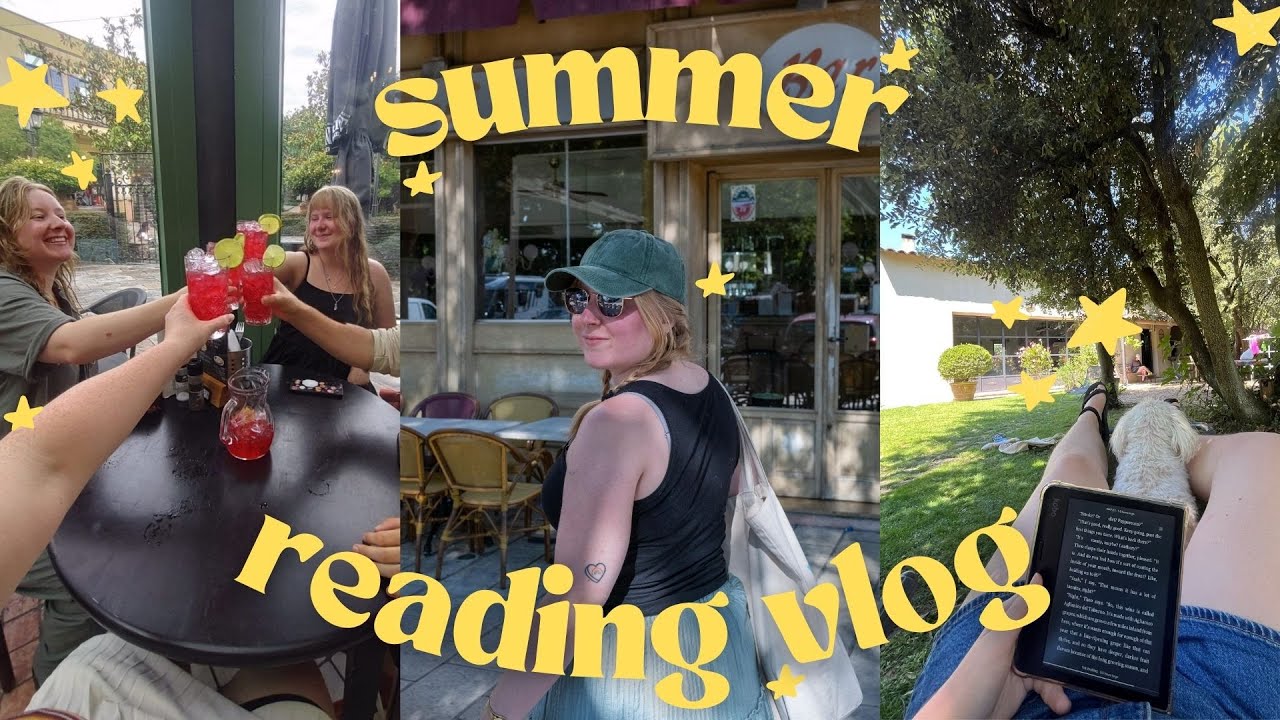 the start of my summer break summer reading vlog - YouTube