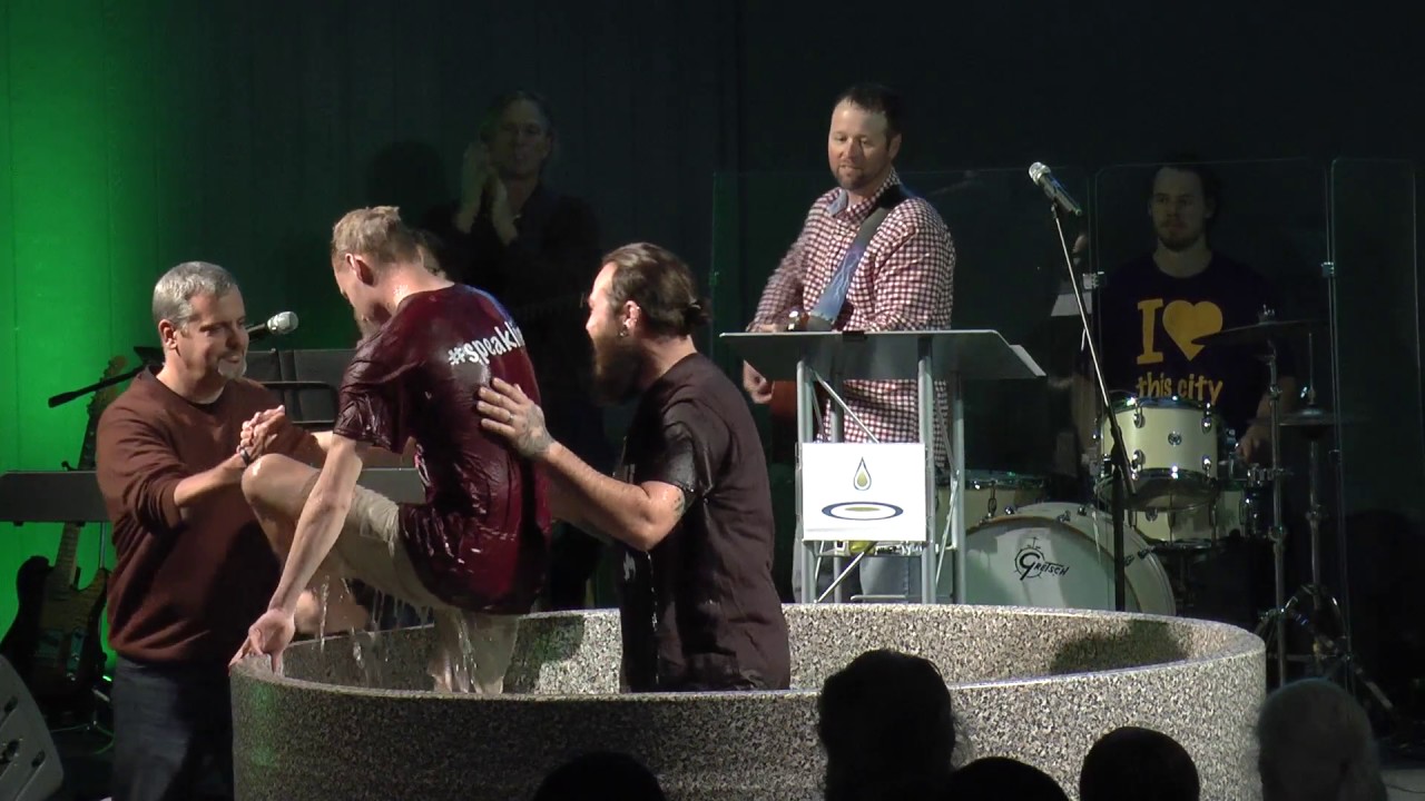 Living Water Service March 12 Baptisim - YouTube