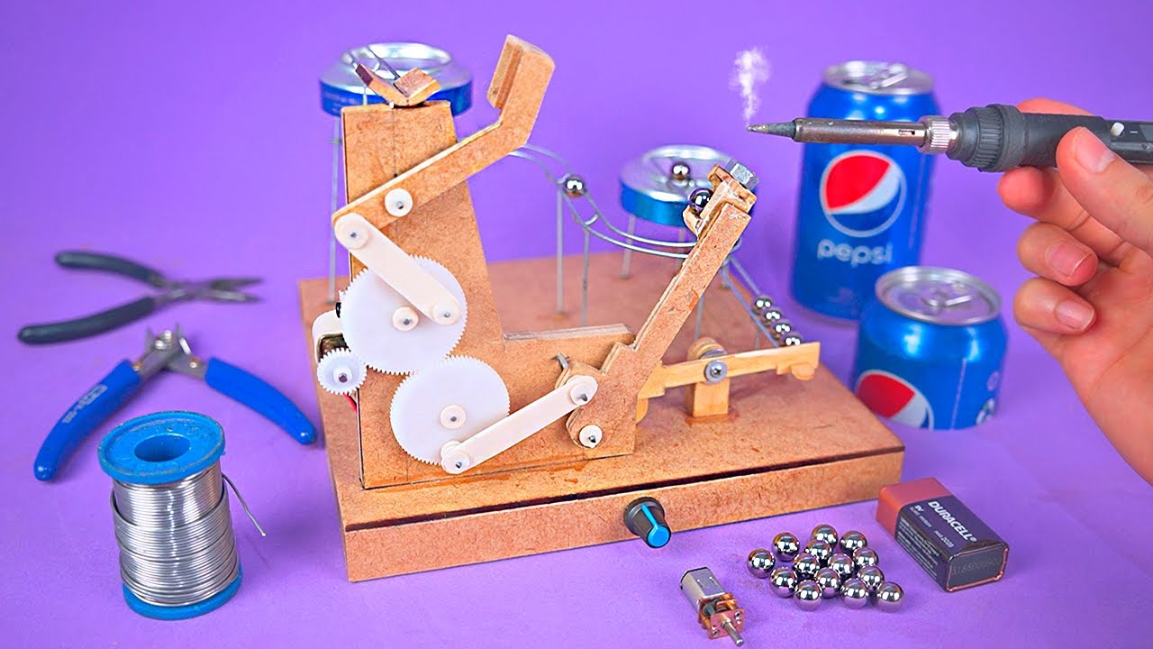 Make a Amazing Marble Machine DIY from Recycled Materials - YouTube
