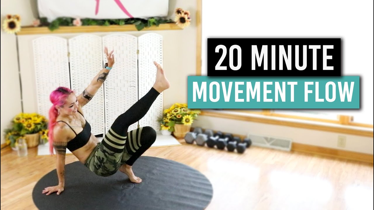 20 Minute Movement Flow | Bodyweight Strength, Mobility & Stretch - YouTube