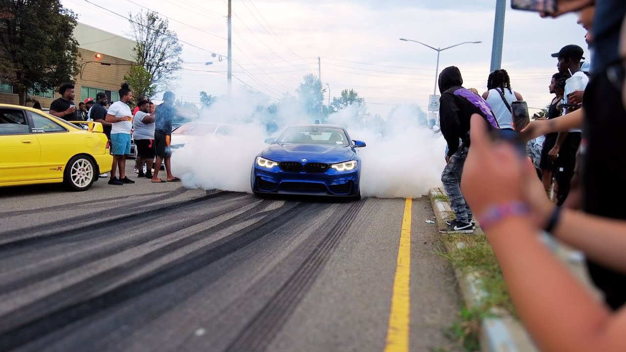 INSANE CAR MEET ! IT GETS CRAZIER THE LONGER YOU WATCH IT 🔥🔥🔥 (IT GETS ...
