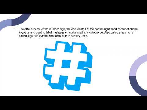The pound key on your keyboard is called an octothorpe | The Fact Base