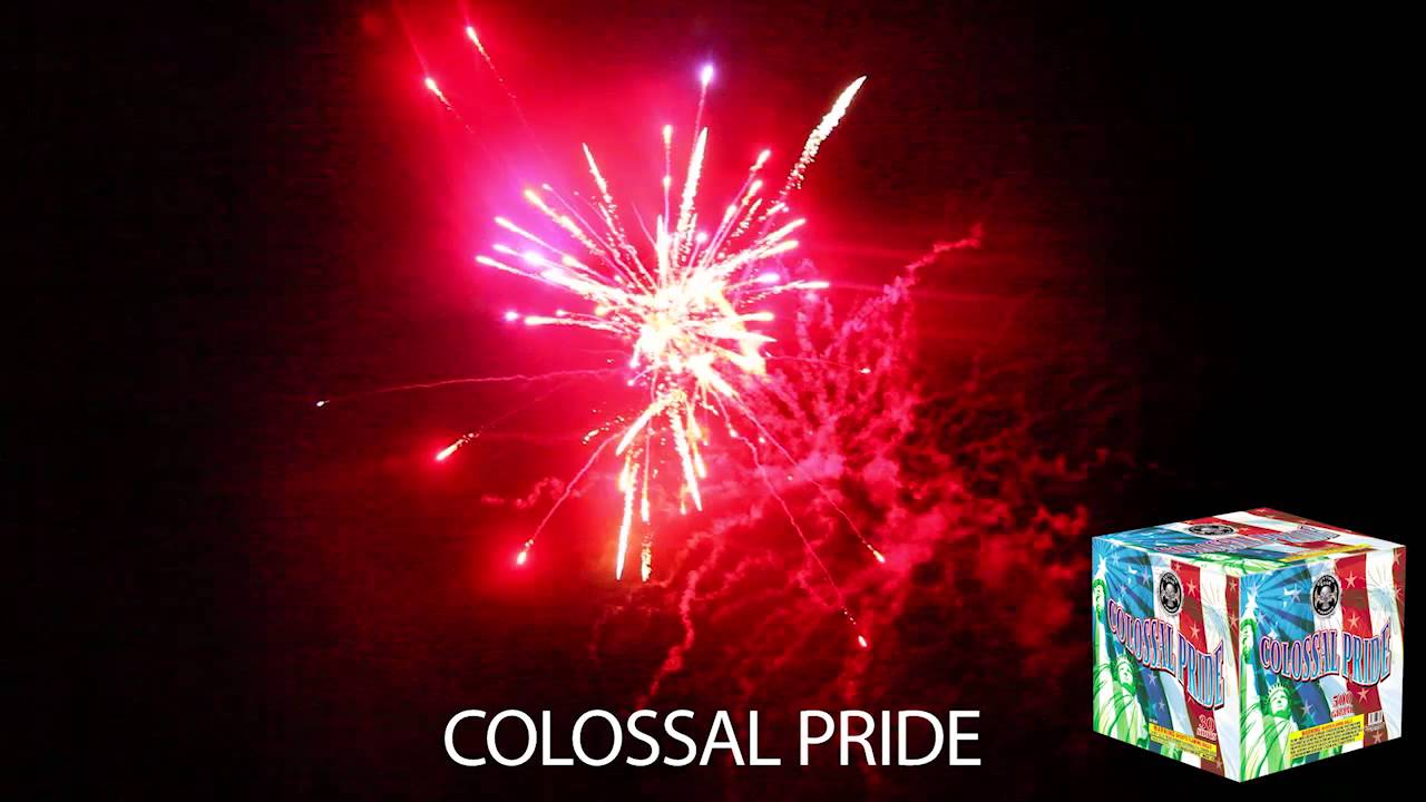 COLOSSAL PRIDE Cutting Edge Fireworks by Motor City Fireworks - YouTube