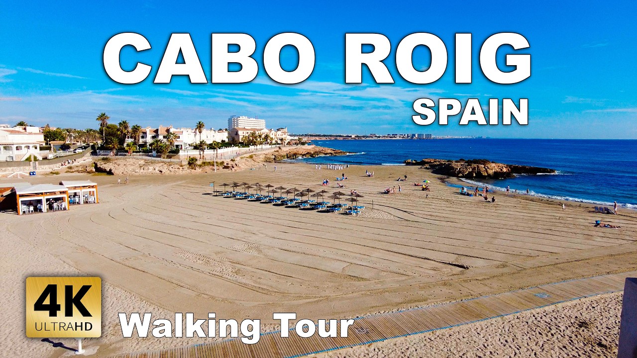 Cabo Roig - Spain, Part 2 | Costa Blanca - Walking Tour [4k 60fps ...