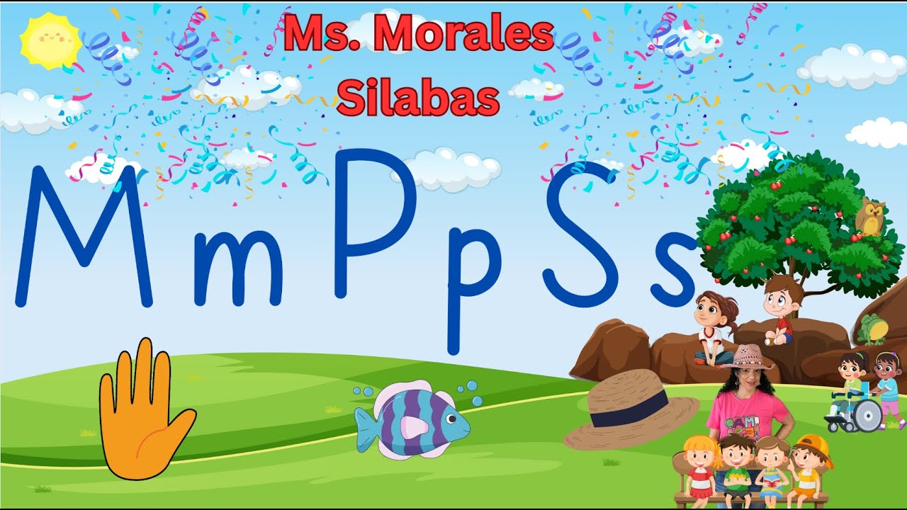Las Silabas con las letras m p s | Ms. Morales | Aprender a leer y ...