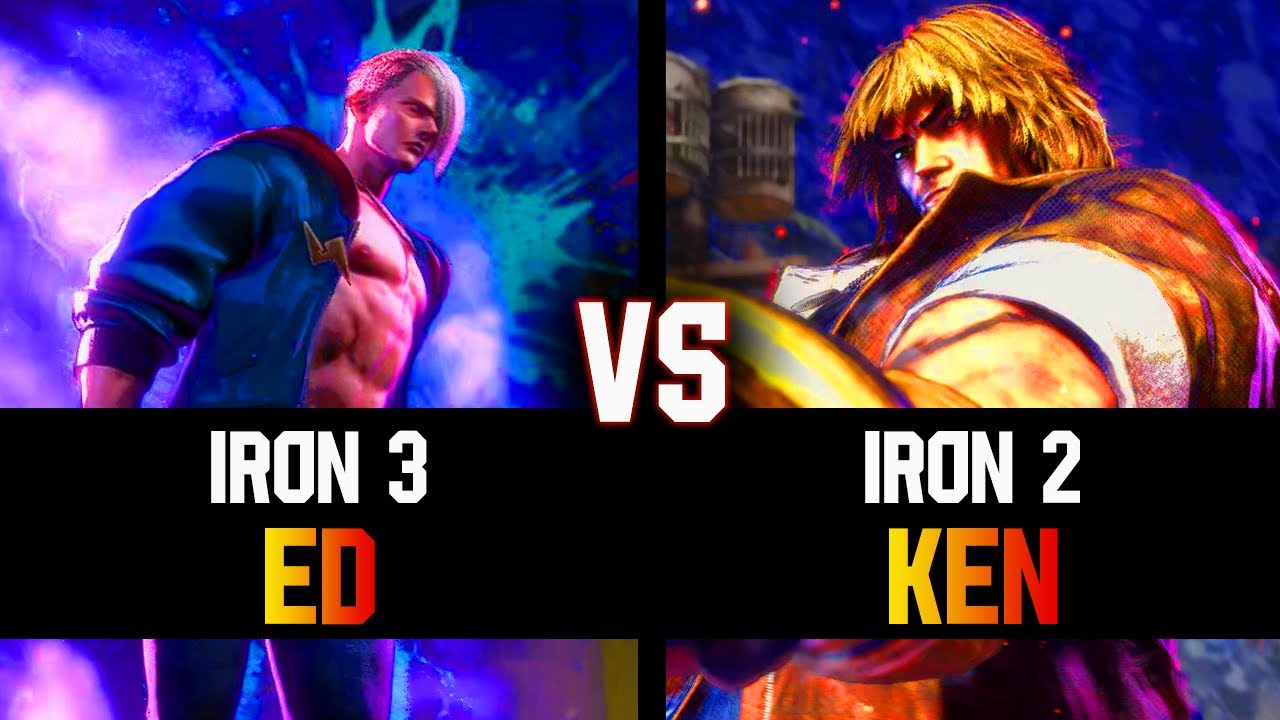 SF6 Ed (Iron 3) VS Ken (Iron 2) | Low Level Replay | Street Fighter 6 ...