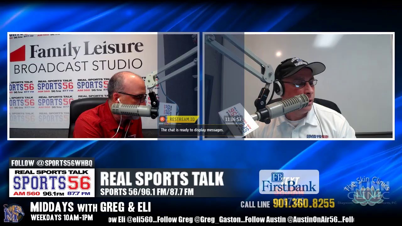 Sports 56 Middays w/ Greg Gaston & Eli Savoie - YouTube