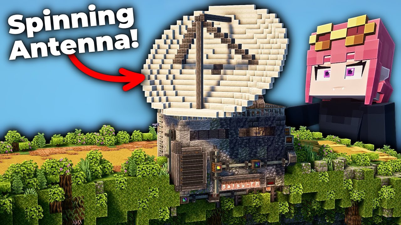 Building a WORKING Radio Station with Minecraft Create! - YouTube