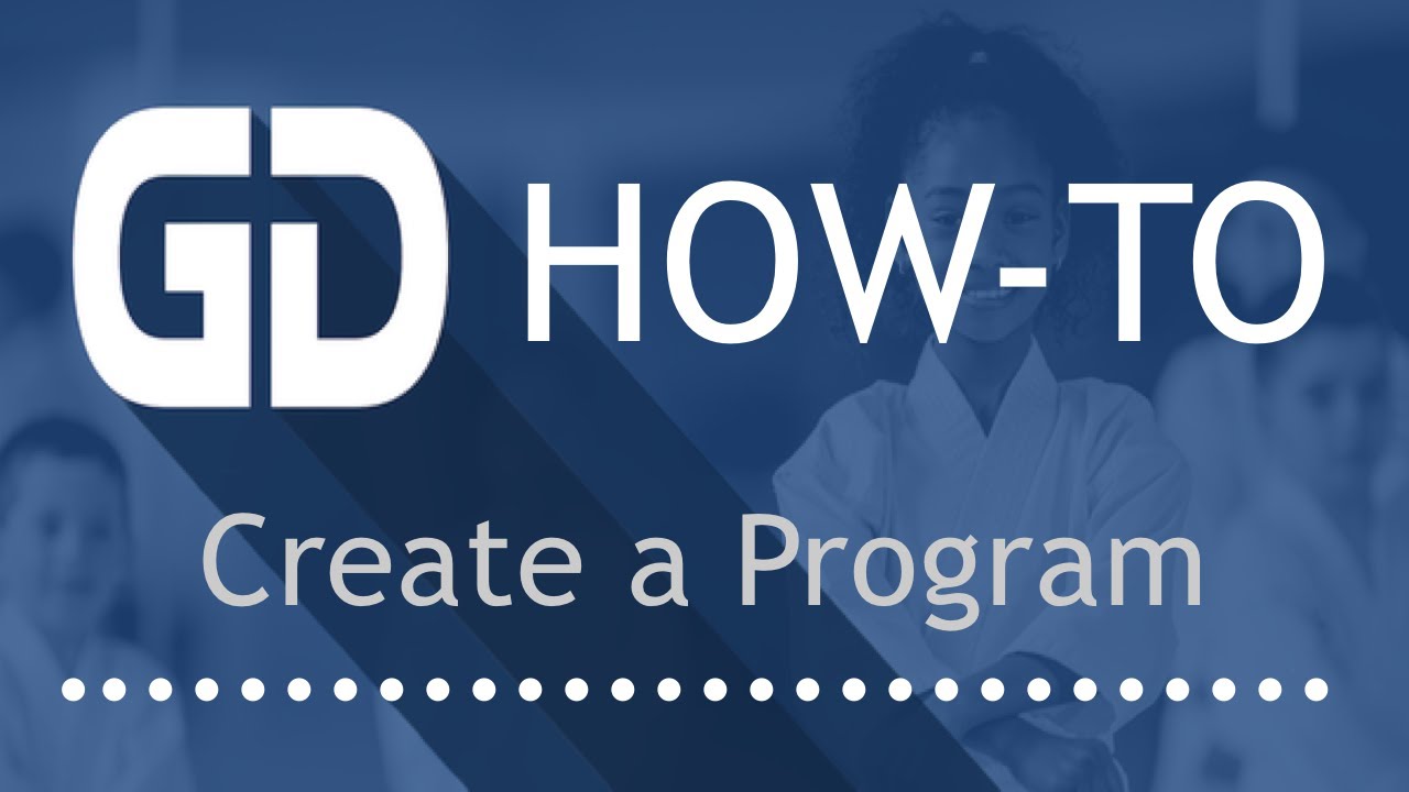 How to create a program - YouTube