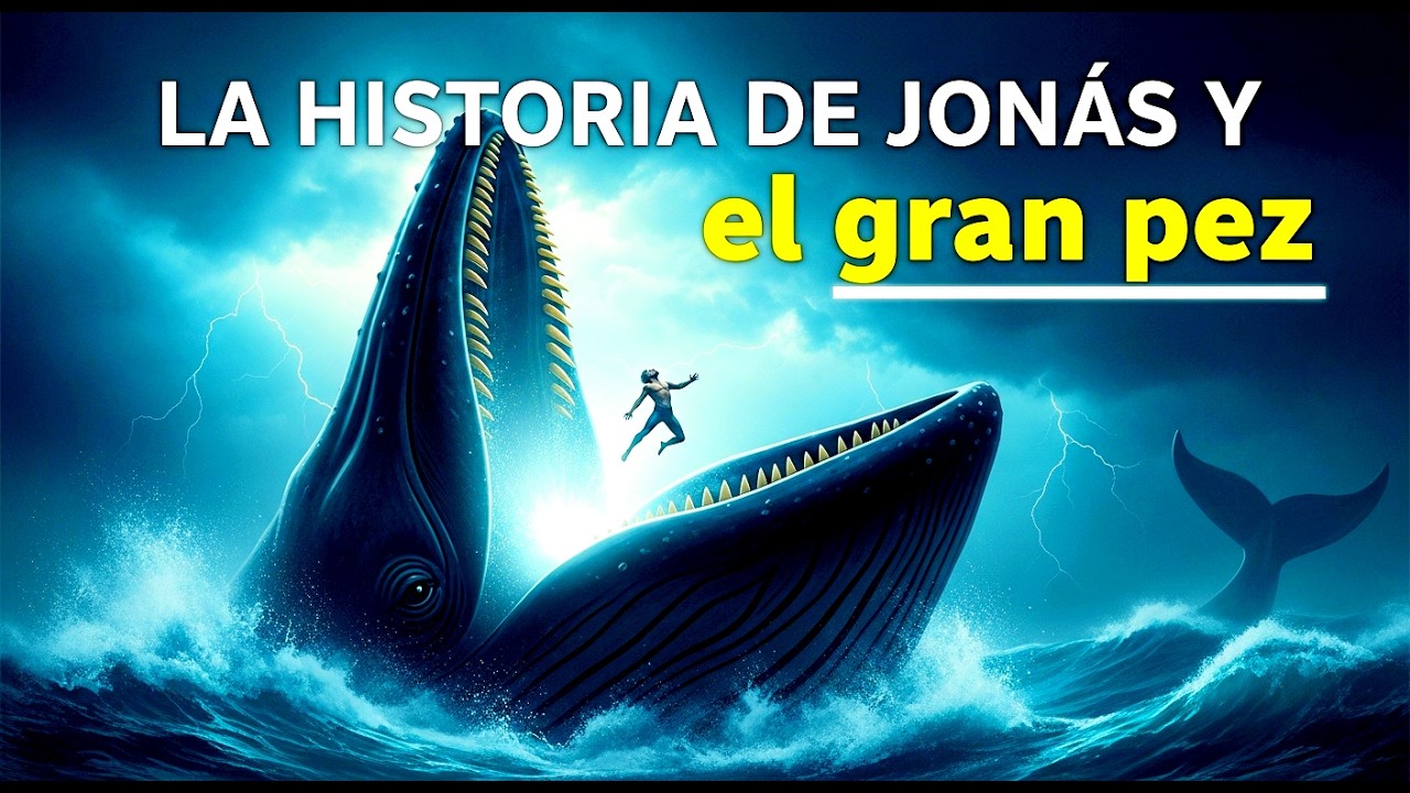 “Jonás y el gran pez 🐋 | Historia Bíblica completa de fe y ...