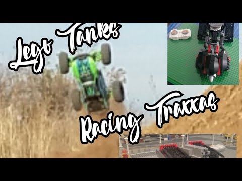 Building a Lego Remote control Tank. (Jumping Traxxas car) #lego # ...