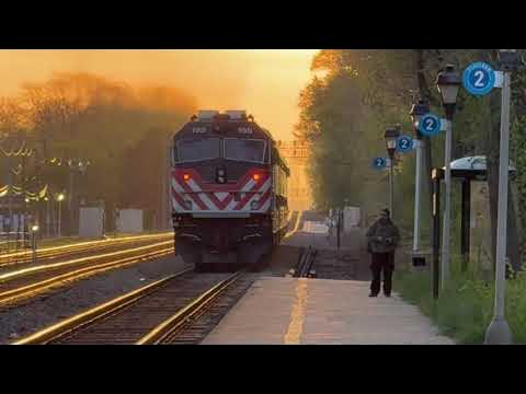 The Complete Metra Morning Rush Hour At Brookfield On April 26, 2024 - YouTube