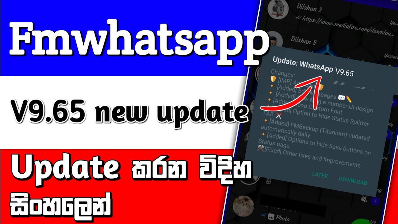 Fmwhatsapp V9.65 new update - YouTube