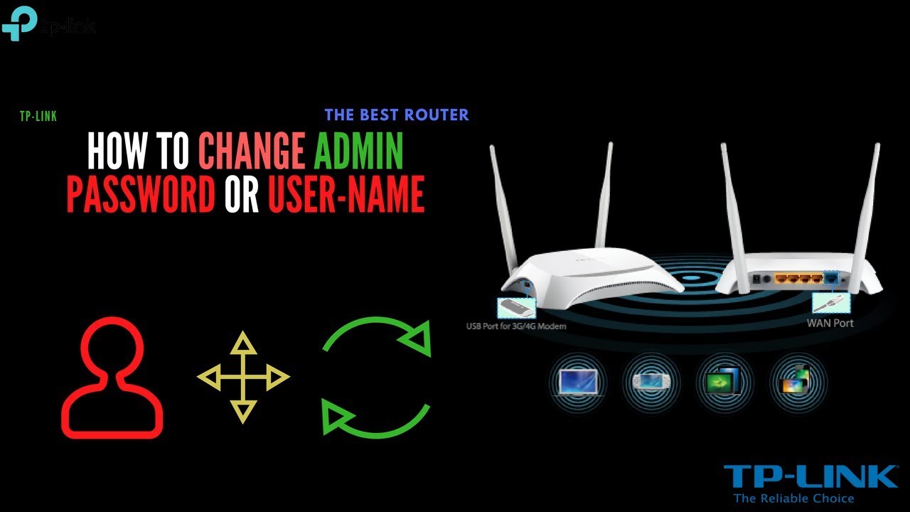 How to change(Tp-Link)Wifi Router admin password/username new update ...