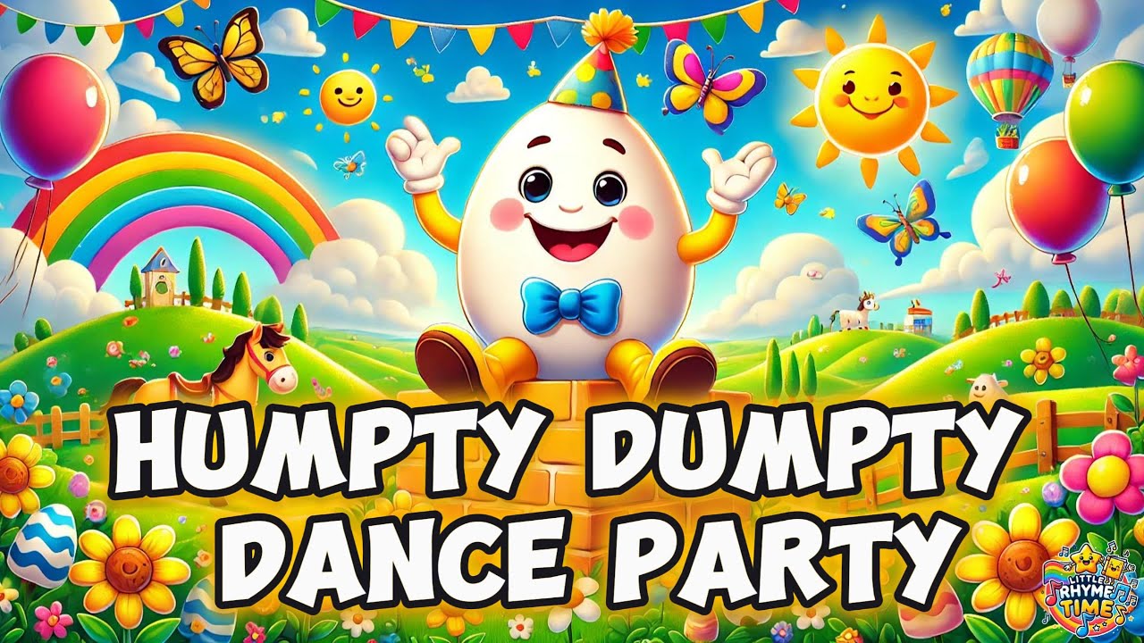 🎉 Humpty Dumpty Dance Party! | Fun Kids Song with Dance Moves 🥚💃 - YouTube