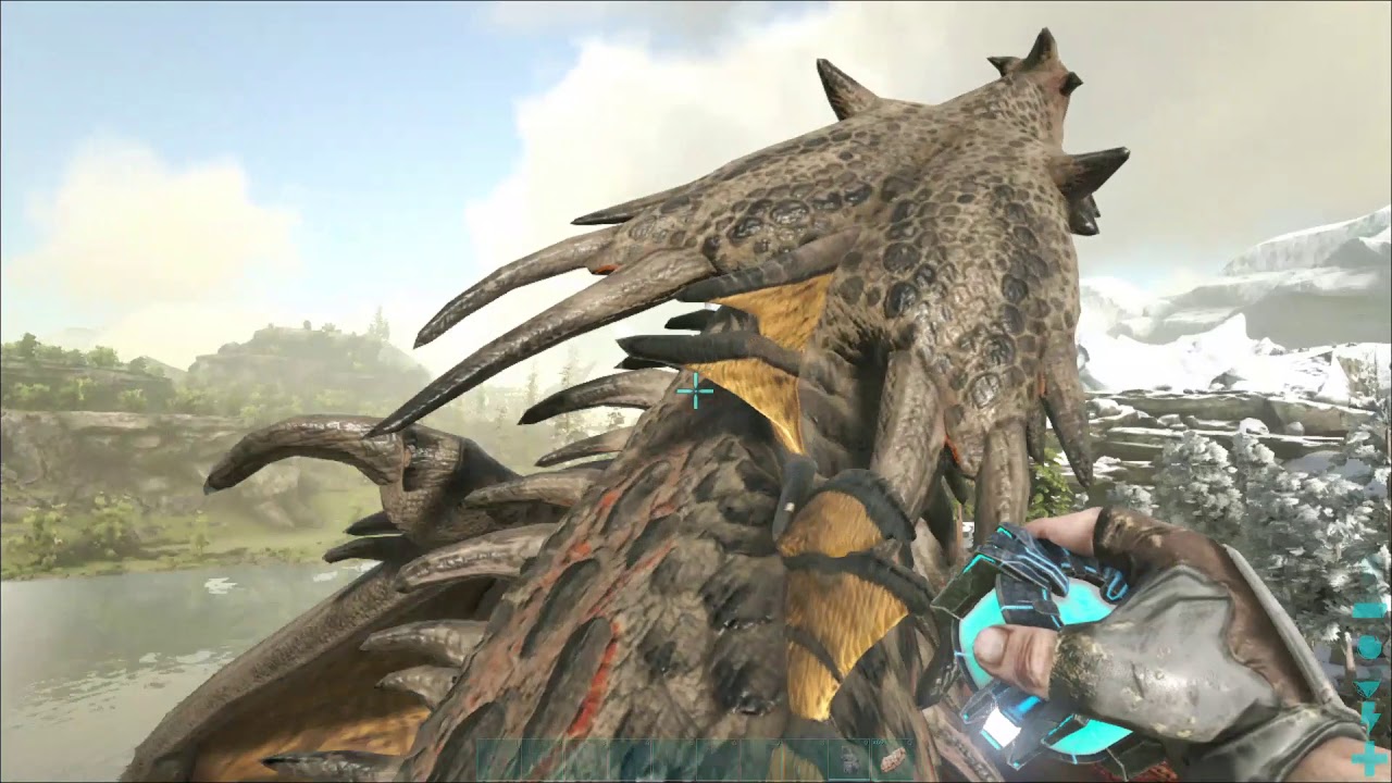 ARK Survival Valguero 75+ Rex VS Giga - YouTube