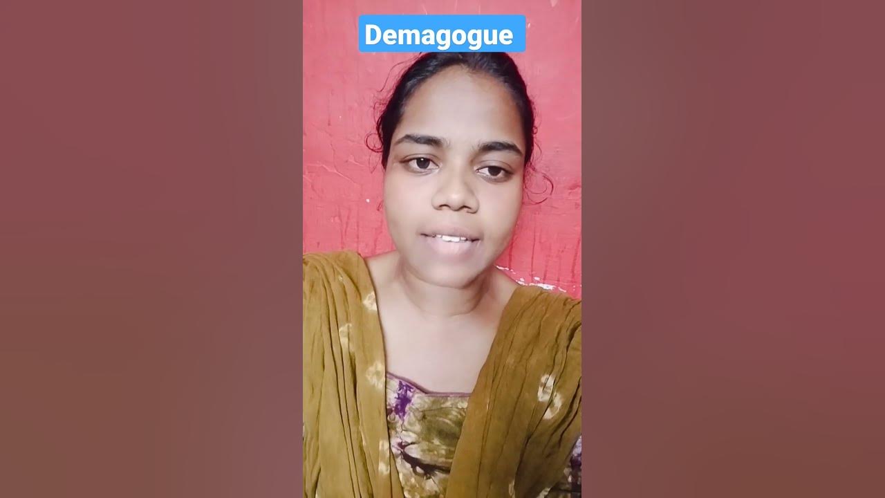 Demagogue Meaning In English YouTube demagogue-meaning-in-english-youtube