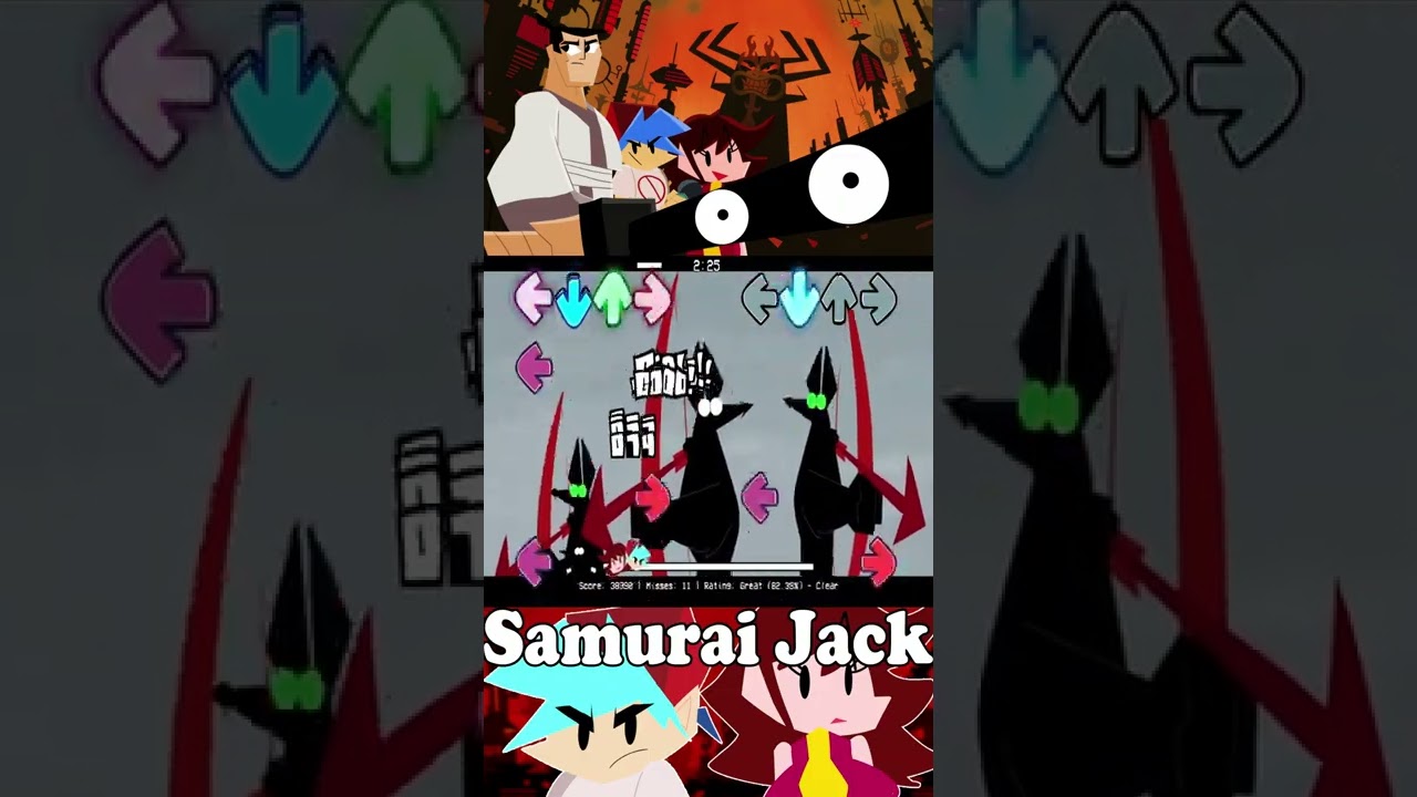 "Shots fired" VS Samurai Jack (Demo 1) | FNF Friday funkin' mods - YouTube